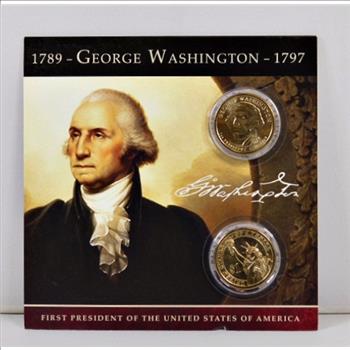2007-P & D George Washington Commemorative Presidential Dollars ...
