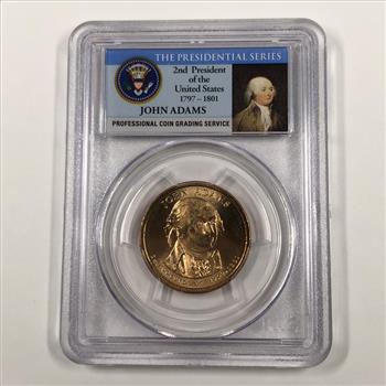 2007-P John Adams Presidential Commemorative Dollar*First Day of Issue ...