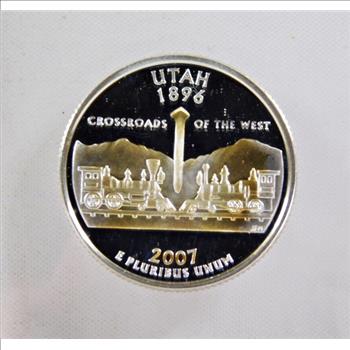 2007-S Proof Silver Utah Commemorative Quarter*DCAM | Property Room