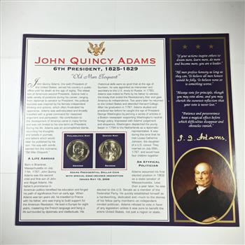 2008-P & D John Quincy Adams Commemorative Presidential Dollars*Encased ...