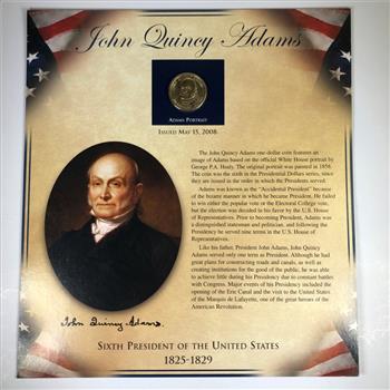 2008-P John Quincy Adams Presidential Commemorative Dollar*Encased in ...