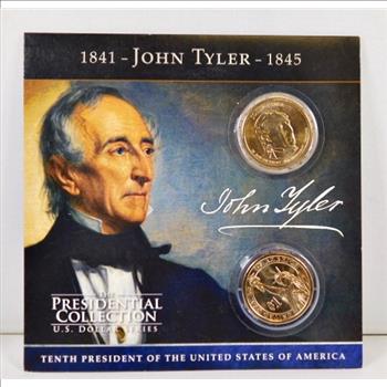 2009-P & D John Tyler Commemorative Presidential Dollars*Uncirculated ...