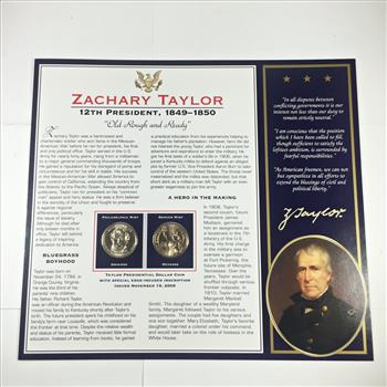 2009-P & D Zachary Taylor Commemorative Presidential Dollars*Encased in ...