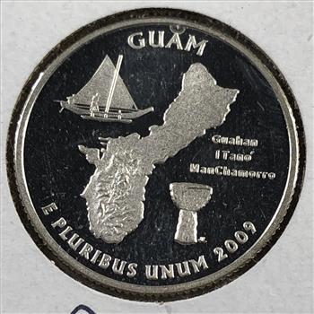 2009-S Proof Silver Guam Commemorative Quarter*DCAM | Property Room