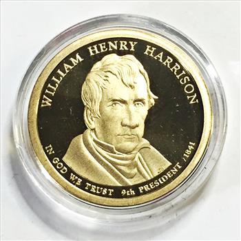 2009-S Proof William Henry Harrison Presidential Commemorative Dollar ...