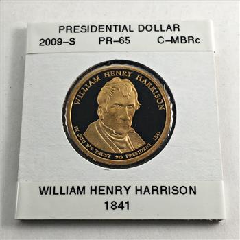 2009-S William Henry Harrison Presidential Commemorative Proof Dollar ...