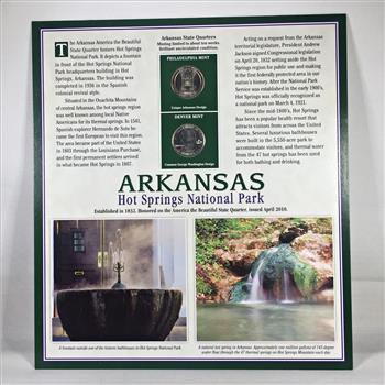 2010-P & D America the Beautiful Hot Spring National Park Quarters ...