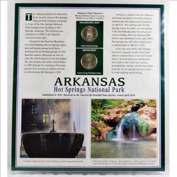 2010-P & D Hot Springs Nat'l Park, AR Commemorative Quarters and 2 ...