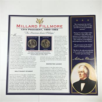 2010-P & D Millard Fillmore Commemorative Presidential Dollars*Encased ...