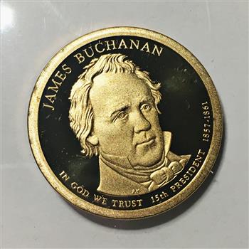 2010-S Proof James Buchanan Commemorative Presidential Dollar*DCAM ...