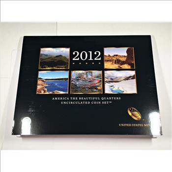 2012 America the Beautiful Quarters Uncirculated Coin Set*Both P & D ...