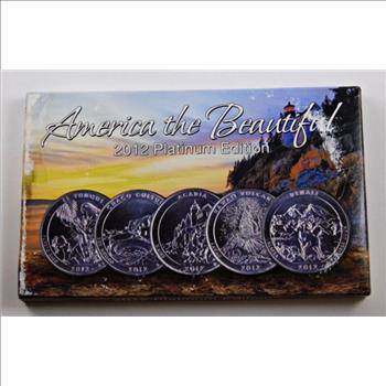 2012 Platinum Edition of America the Beautiful Commemorative Quarters ...