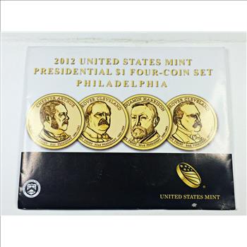 2012 United States Denver Mint Presidential $1 Four Coin Set ...