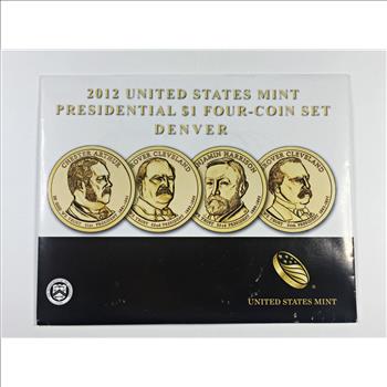 2012 United States Mint Presidential $1 Four-Coin Set*Philadelphia*In ...