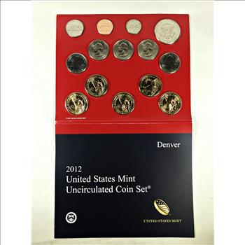 2012 United States Mint Uncirculated Coin Set*Denver Mint Set*In ...