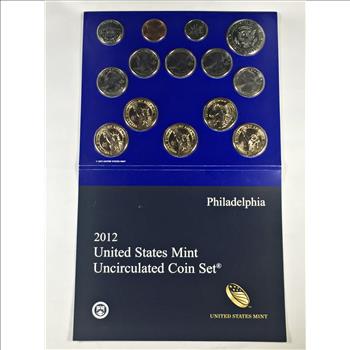 2012 US Mint Uncirculated Coins Set*Includes Presidential Dollars ...
