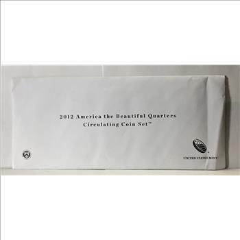 2012-P & D America the Beautiful Quarters Coin Set*Set of 10 ...