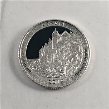 2012-S Acadia National Park Commemorative Proof Silver Quarter*DCAM ...
