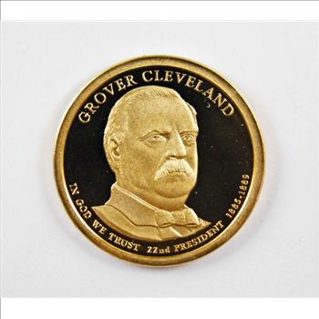 2012-S Proof Grover Cleveland Commemorative Presidential Dollar*DCAM ...