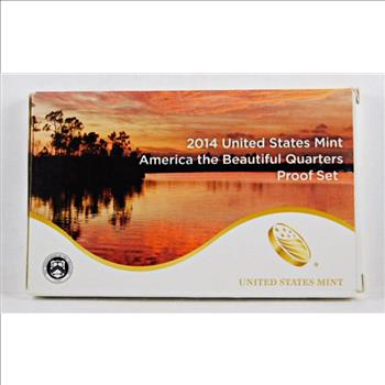2014 United States Mint America the Beautiful Quarters Proof Set ...