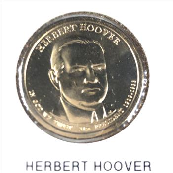 2014-D Herbert Hoover Presidential Commemorative Dollar*High Grade with ...