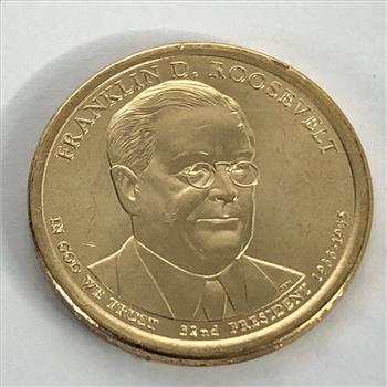 2014-P Franklin D. Roosevelt $1 Presidential Commemorative Coin*High ...