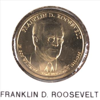 2014-P Franklin D. Roosevelt Presidential Commemorative Dollar*High ...
