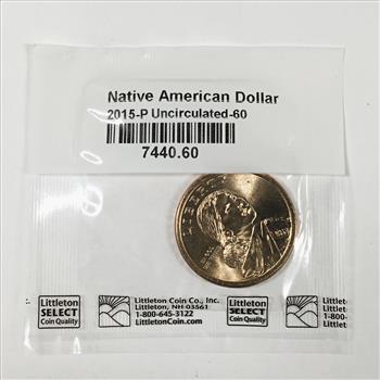 2015-P Native American Mohawk Ironworkers Commemorative Dollar*Graded ...