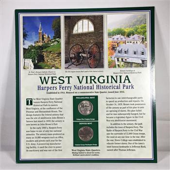 2016-P & D America the Beautiful Harpers Ferry National Park Quarters ...