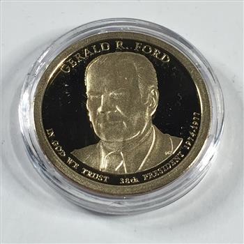 2016-S Proof Gerald R. Ford Commemorative Presidential Dollar*DCAM*In ...