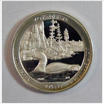 2018-S Proof Silver Voyageurs, Minnesota Commemorative Quarter*DCAM ...