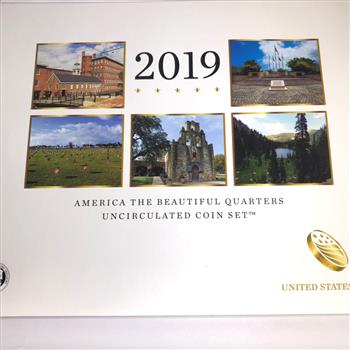 2019 America the Beautiful Quarters Uncirculated Coin Set*In Original ...
