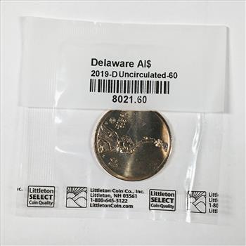 2019-D Delaware American Innovation Commemorative Dollar*Graded ...