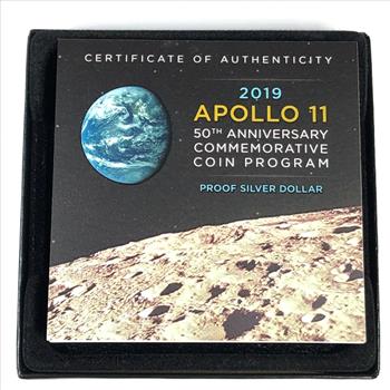 2019-P Apollo 11 50th Anniversary Proof Silver Dollar Commemorative*In ...