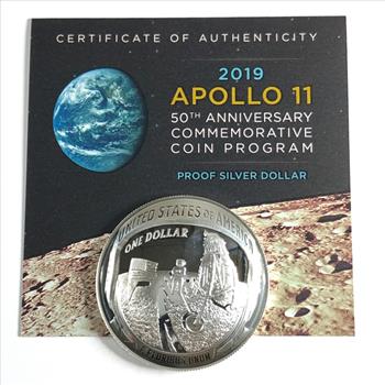 2019-P Apollo 11 50th Anniversary Proof Silver Dollar Commemorative*In ...