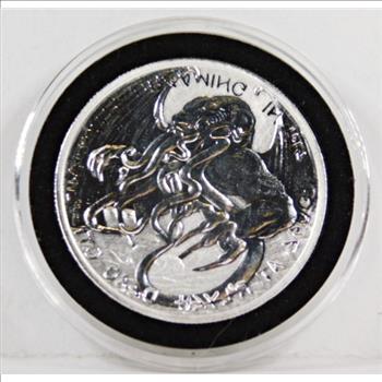 2021 Tokelau Cthulhu Mythology Silver Proof Two Dollars*1oz .999 Fine ...