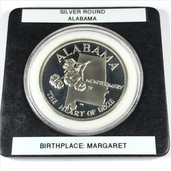 33.3 Grams Proof Sterling Silver Round Commemorating the State of ...