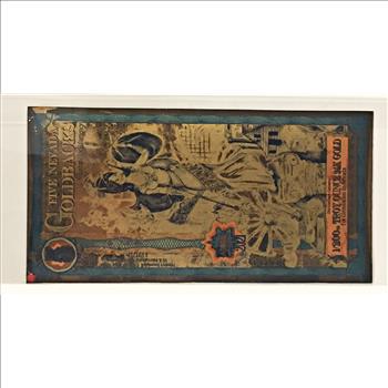 5 Nevada Goldbacks*1/200th Troy Ounces of 24K Gold*For Circulation in ...