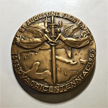 6.4oz High Relief Bronze Medallion*2.5" Diameter*Commemorating The ...