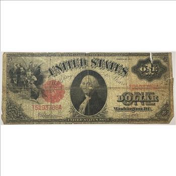 1917 $1 Large Size Legal Tender Note | Property Room