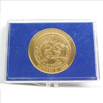 1990 Space Shuttle Discovery STS-41 Ulysses Space Commemorative Coin ...