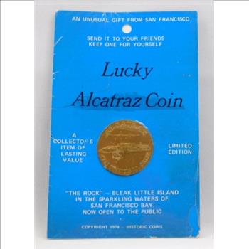 Lucky Alcatraz Coin! From San Francisco In Original Packaging ...