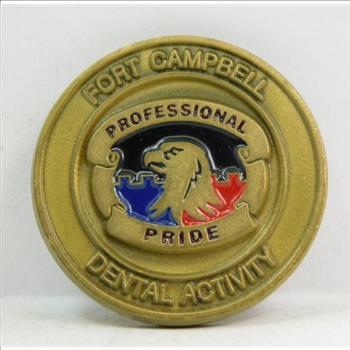 Challenge Coin - Fort Campbell - Dental Activity - 1.5" Diameter ...