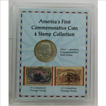America's First Commemorative Coin and Stamp Collection - Silver 1893 ...