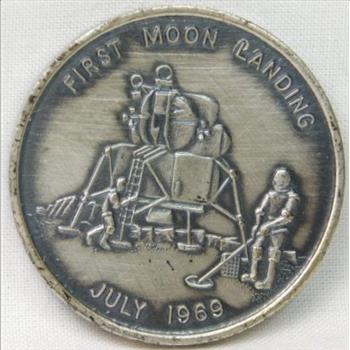 Armstrong, Aldrin, Collins - First Moon Landing Coin/Medallion ...