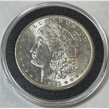 HIGH GRADE 1881-S Morgan Silver Dollar - San Francisco Minted ...