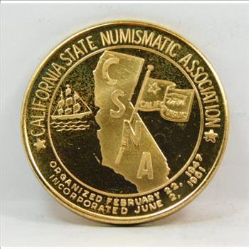 California State Numismatic Association Commemorative Medal/Coin - 1992 ...