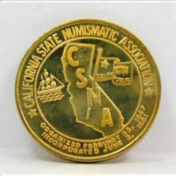 California State Numismatic Association Commemorative Medal/Coin - 1998 ...