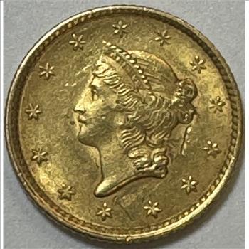 1852 Type 1 Liberty Head Gold Dollar | Property Room