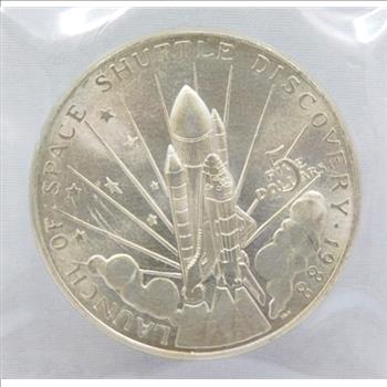 1988 $5 Space Shuttle Discovery Commemorative Coin | Property Room